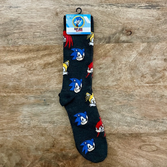 Sega | Underwear & Socks | New Adult Sonic The Hedgehog Socks | Poshmark